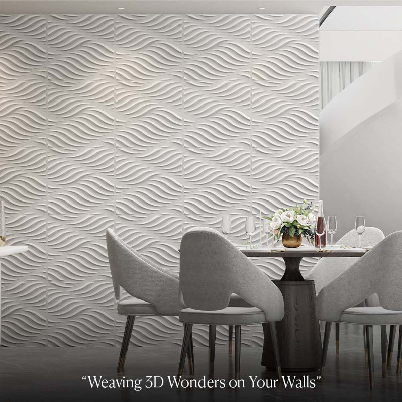 ELEVIQ 19.7" x 19.7" PVC Decorative Wall Paneling For Interior Wall ...