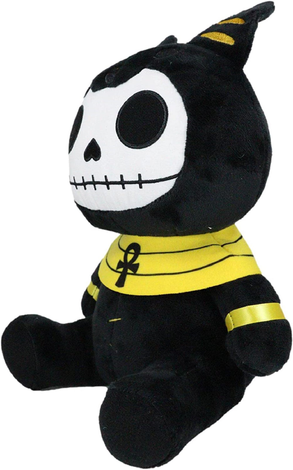 The Holiday Aisle® Furry Bones Skeleton Black And Gold Egyptian God ...