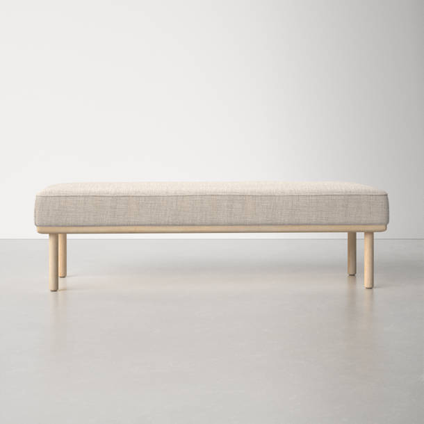 AllModern Loki Polyester Upholstered Bench | Wayfair