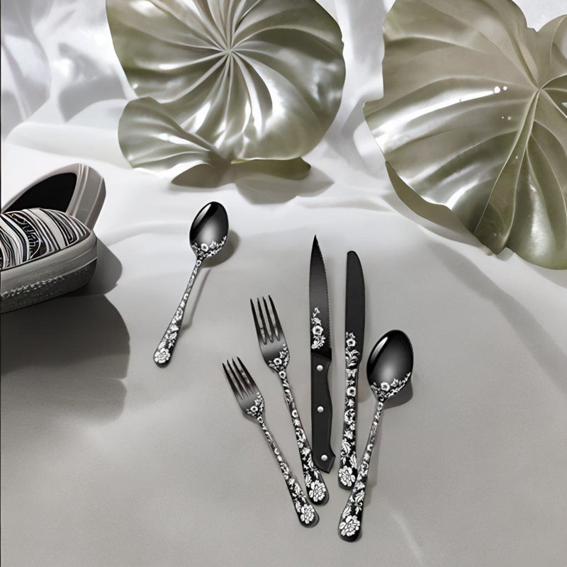 Red Barrel Studio® Stainless Steel Flatware Set - Service for 8 | Wayfair