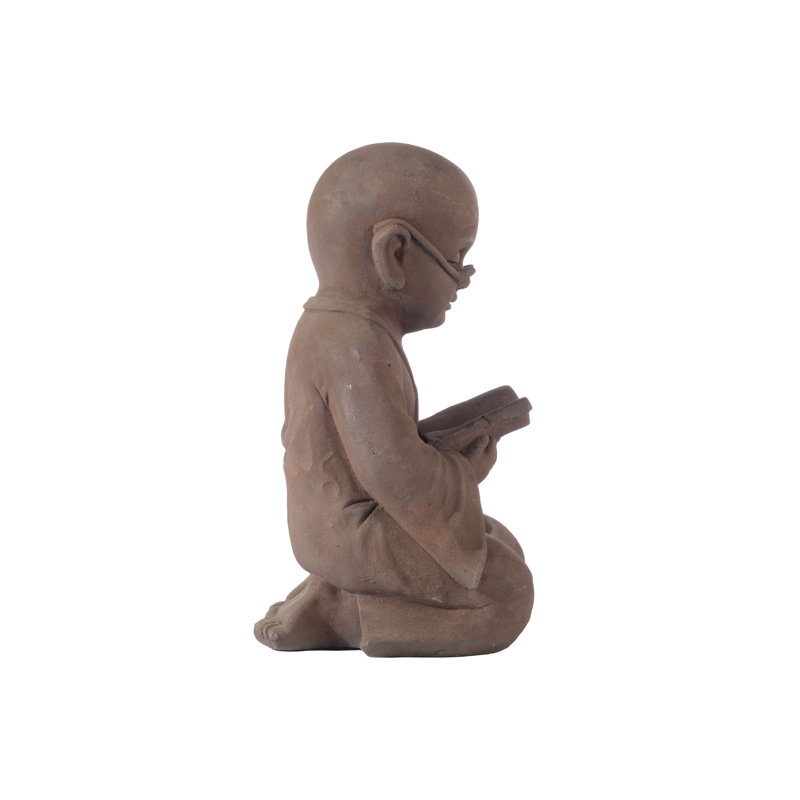 World Menagerie Stonebridge Reading Buddha Statue & Reviews | Wayfair