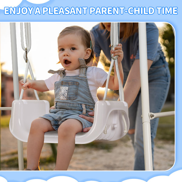 Decofy 4 in 1 Toddler Swing & Jumper Set, Baby Kids Bouncer for Outdoor ...