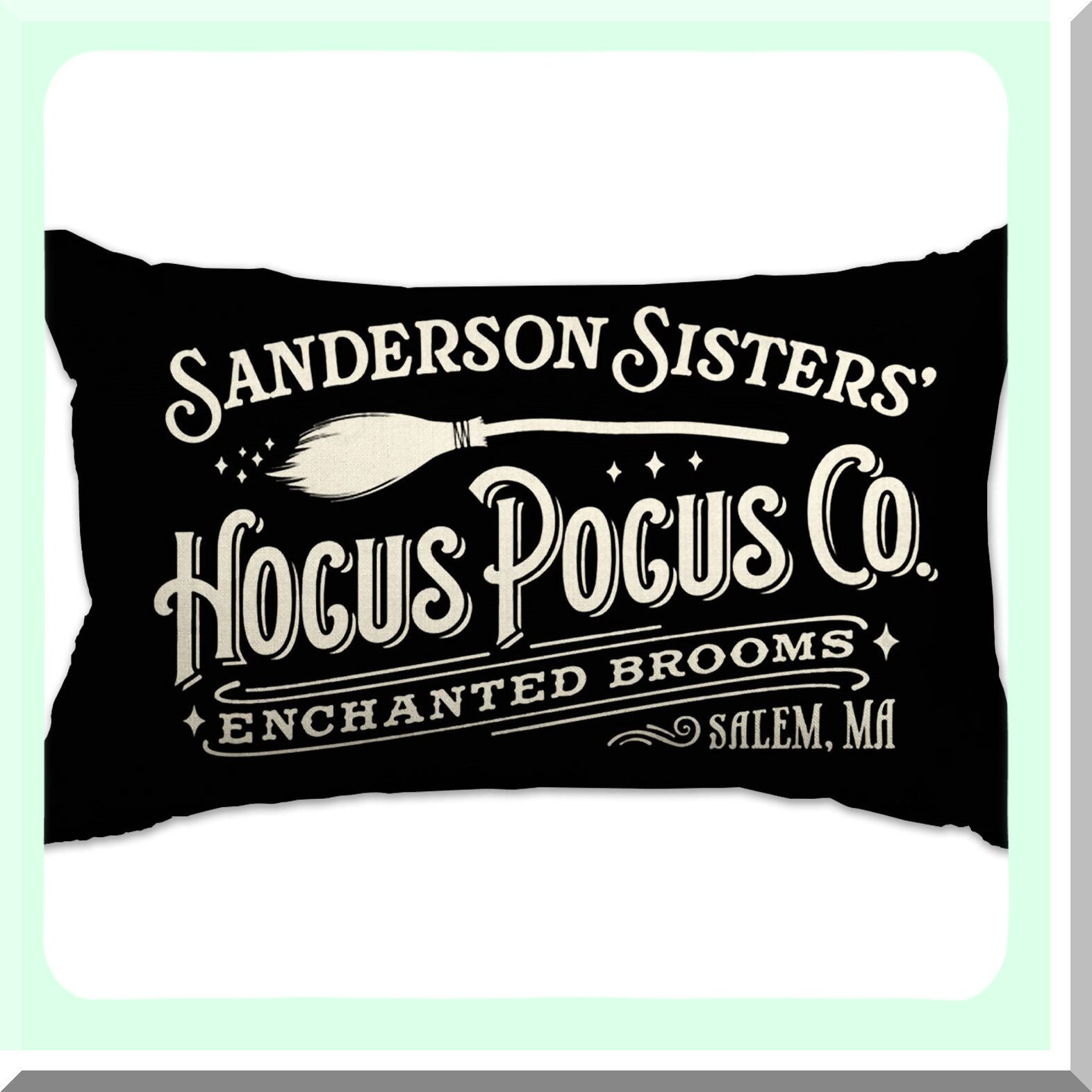 BRBCA Hocus Pocus Farmhouse Lumbar Pillow Cover - Outdoor Decorative ...