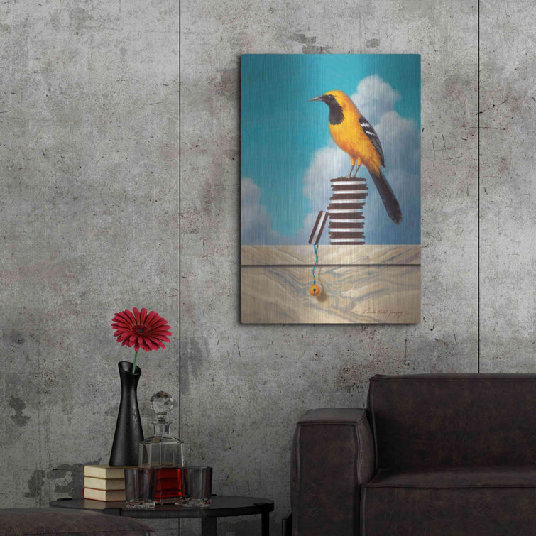 Red Barrel Studio® Oriole Oreos On Metal by Linda Ridd Herzog Print ...