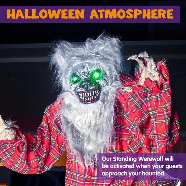 Zeki Shoggy 68" Halloween Animatronics Clearance, Scary Halloween ...