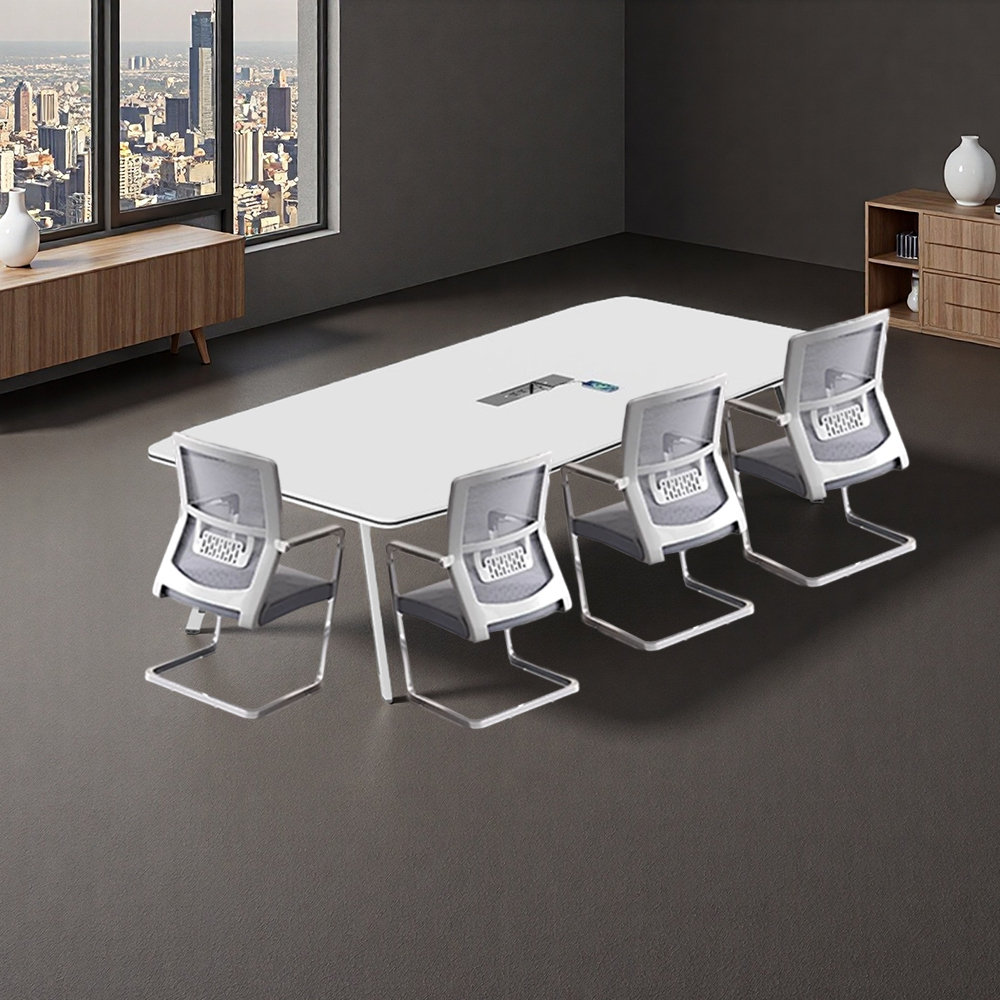 Inbox Zero Rectangular Conference Table and Chair Set | Wayfair