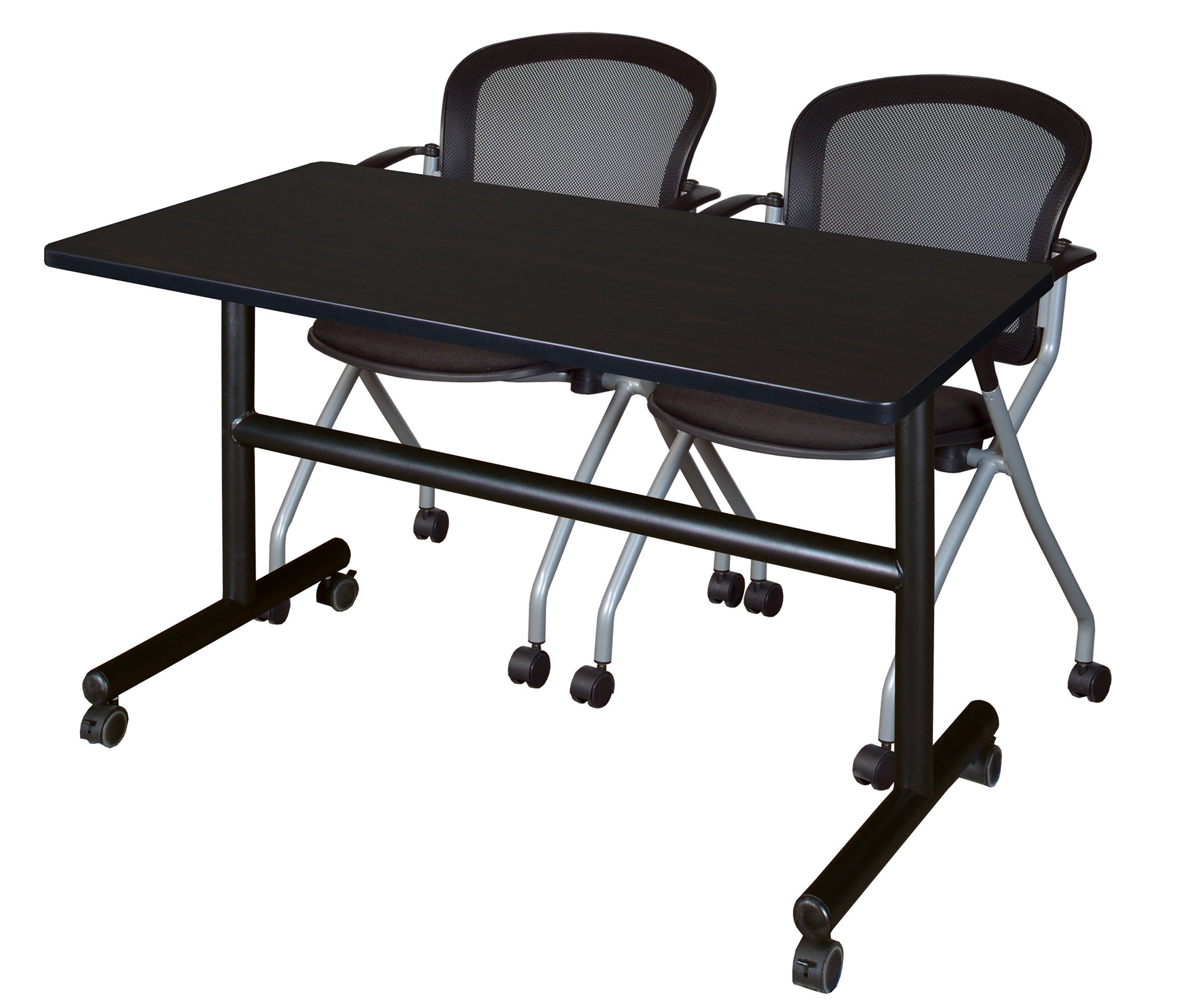 Inbox Zero Nevjana Flip-Top Training Nesting Table, 2 Cadence Nesting ...