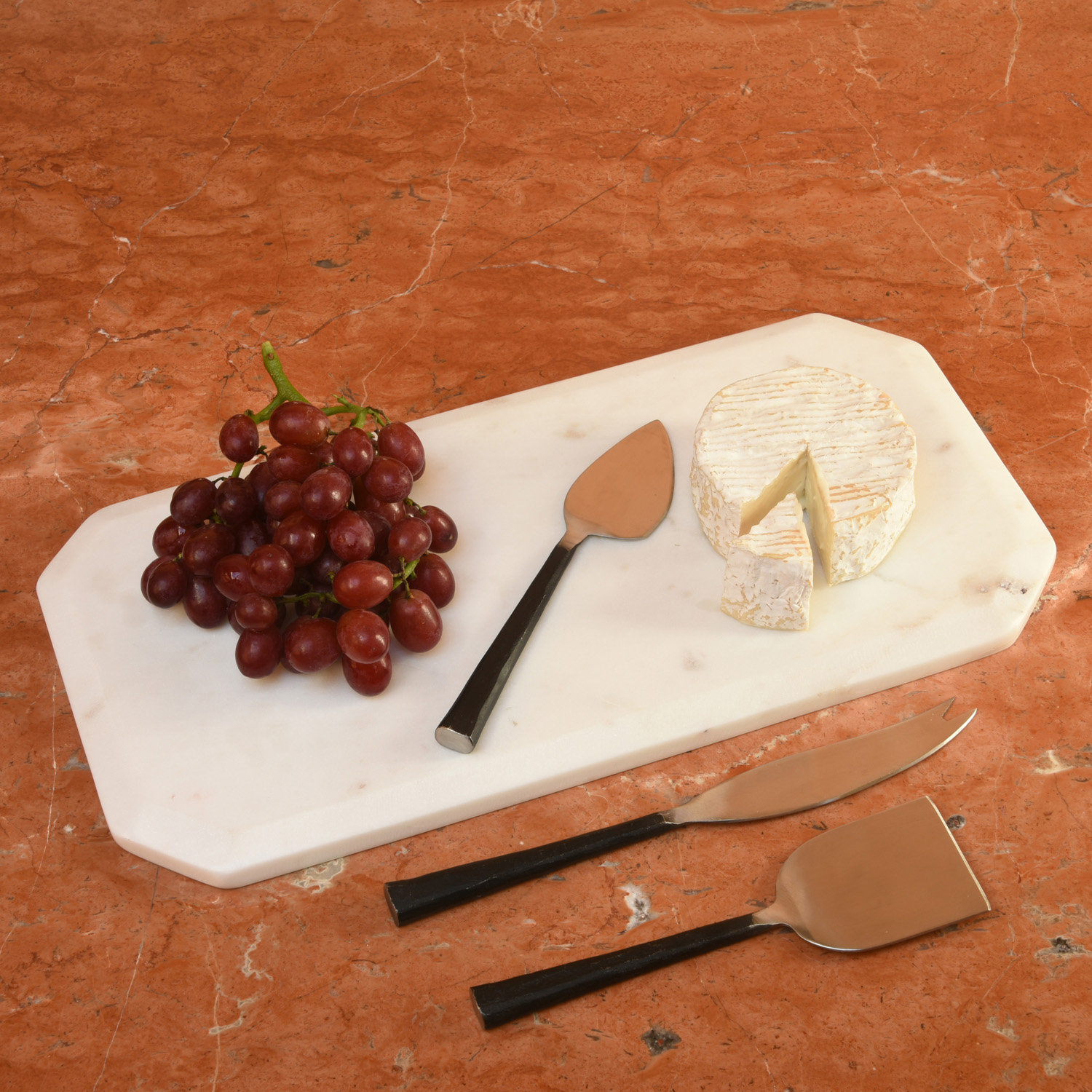 Ivy Bronx Montagna 3 Piece Cheese Serving Set | Wayfair