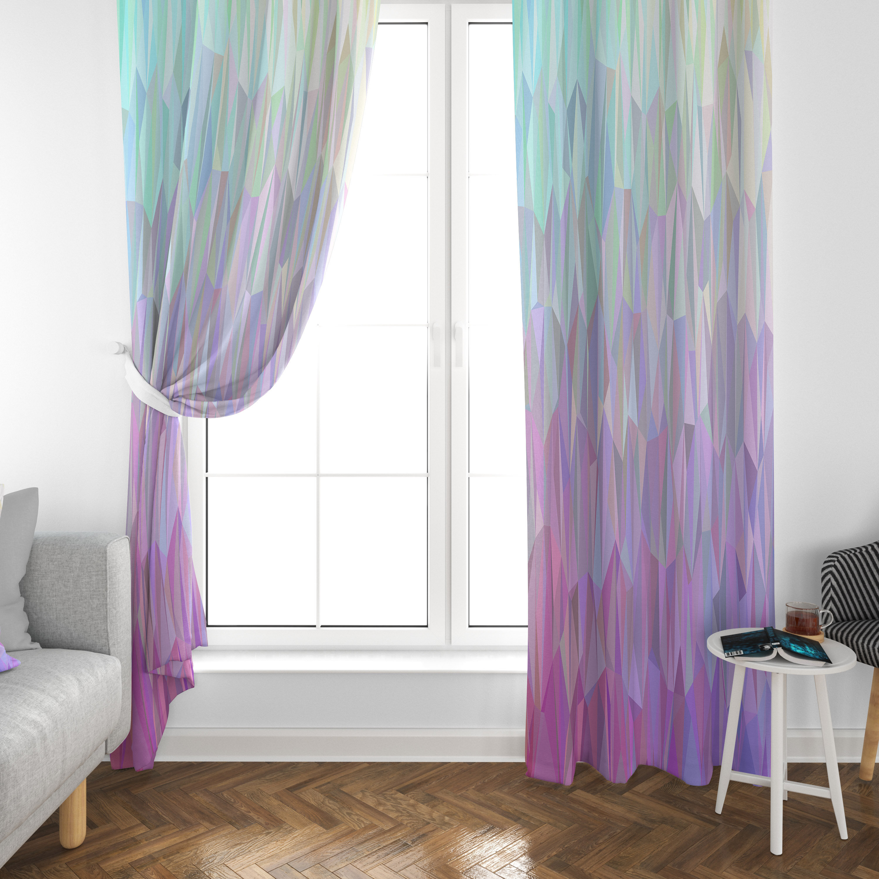 East Urban Home Gerfen Polyester Room Darkening Curtain Pair | Wayfair