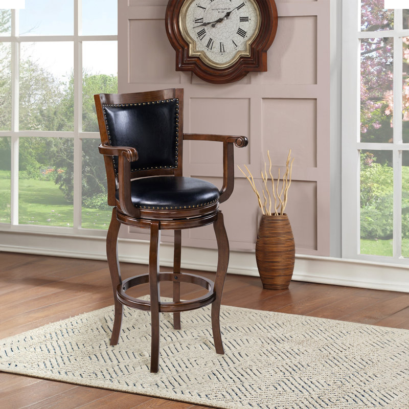 Darby Home Co Greer Swivel Bar Stool & Reviews | Wayfair