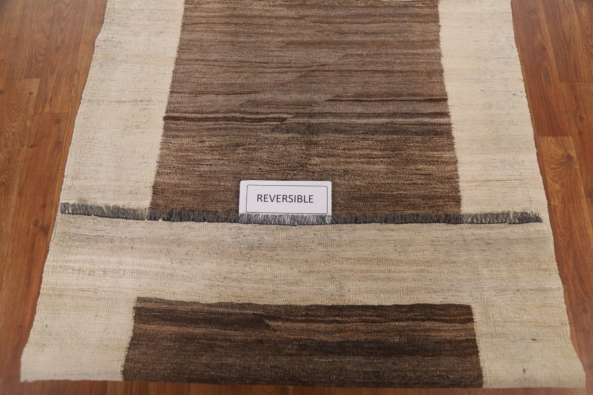 Bloomsbury Market Brown Wool Kilim Oriental Area Rug 4x5 | Wayfair