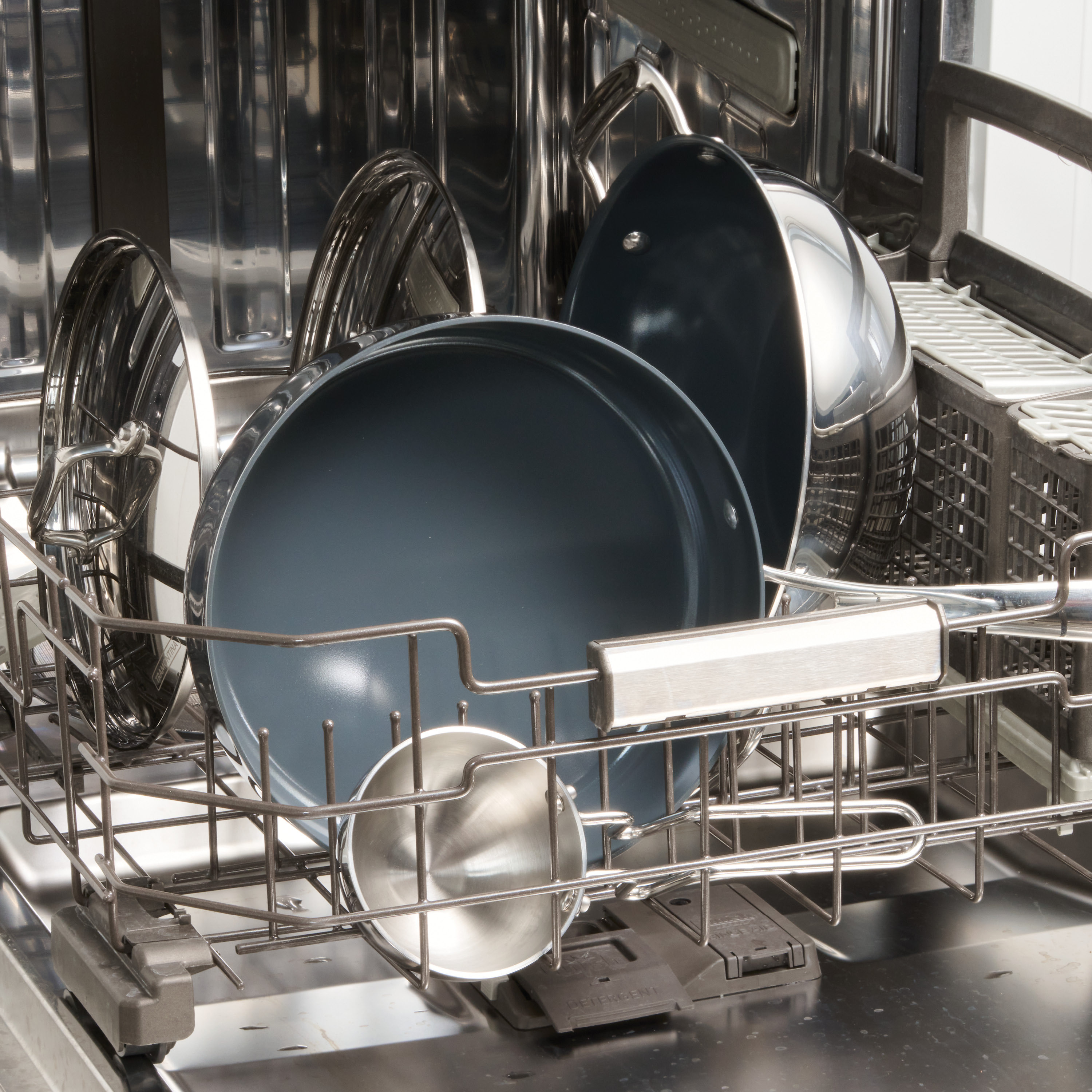 Tramontina Utsava 10.5-Inch Tri-Ply Clad Stainless Steel Ceramic-Coated ...