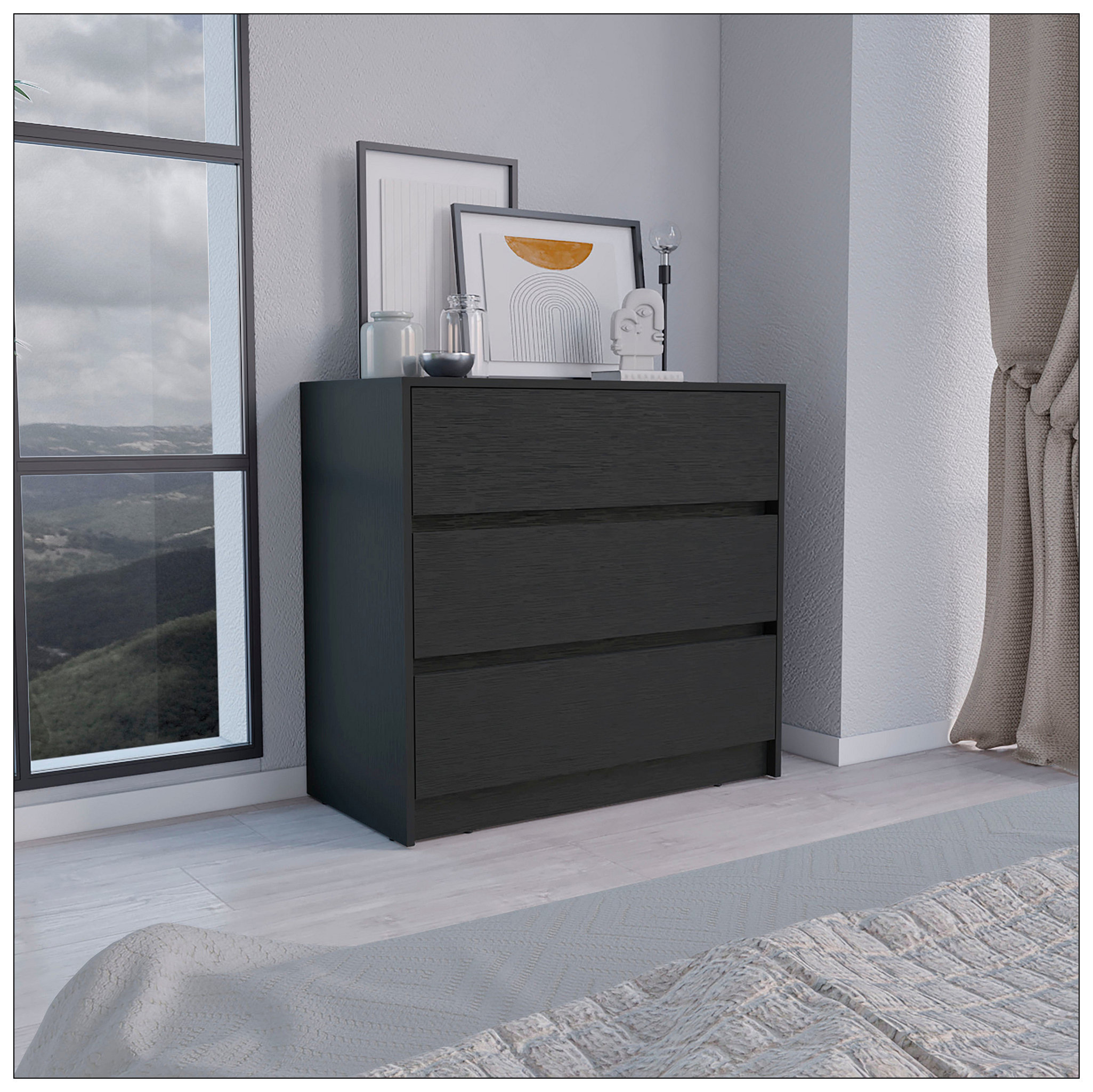 Latitude Run® Dresser 31"H, 3 Drawers, Chest Of Drawers | Wayfair