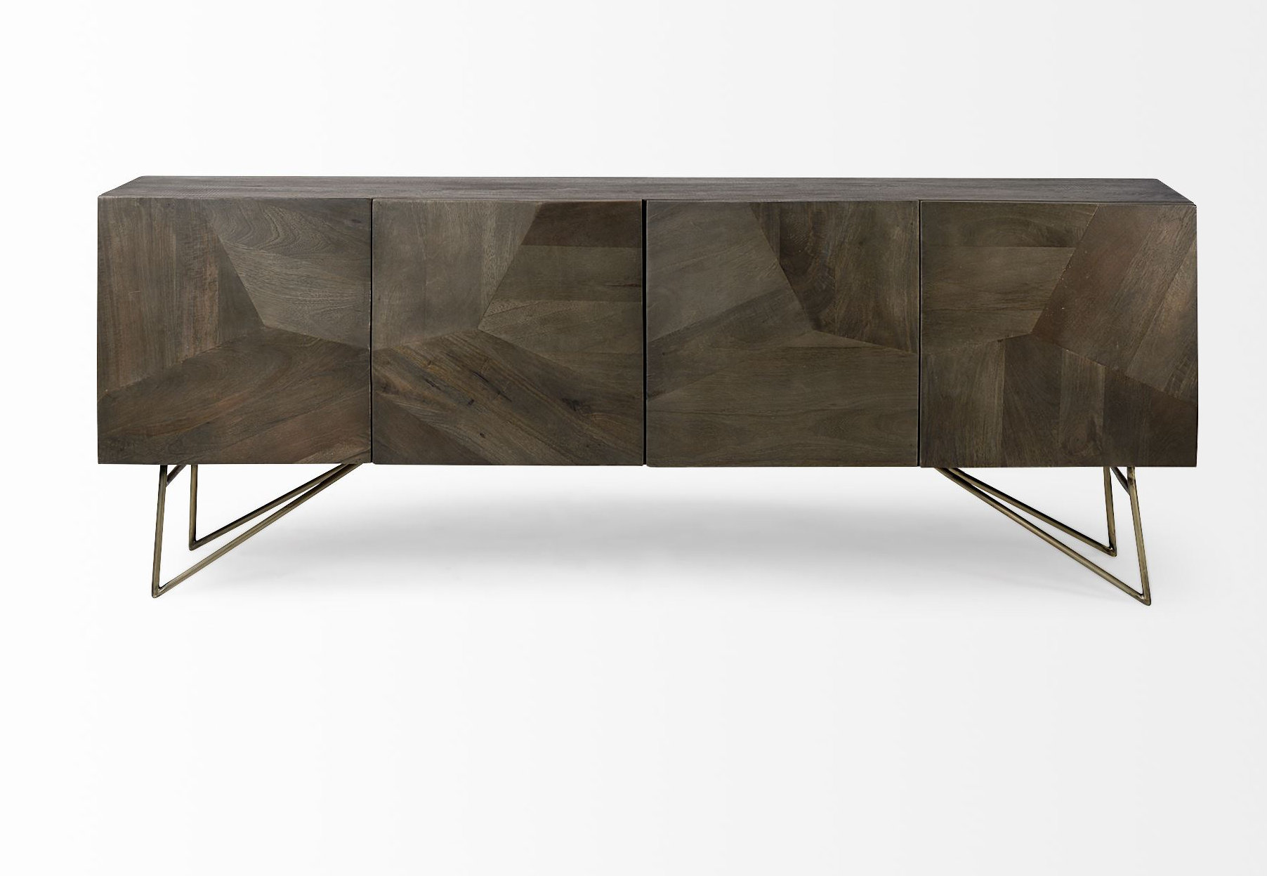 Union Rustic Gainey 80'' Solid Wood Sideboard | Wayfair