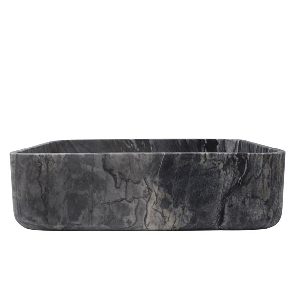 Barclay Maxton Stone Rectangular Vessel Bathroom Sink & Reviews | Wayfair