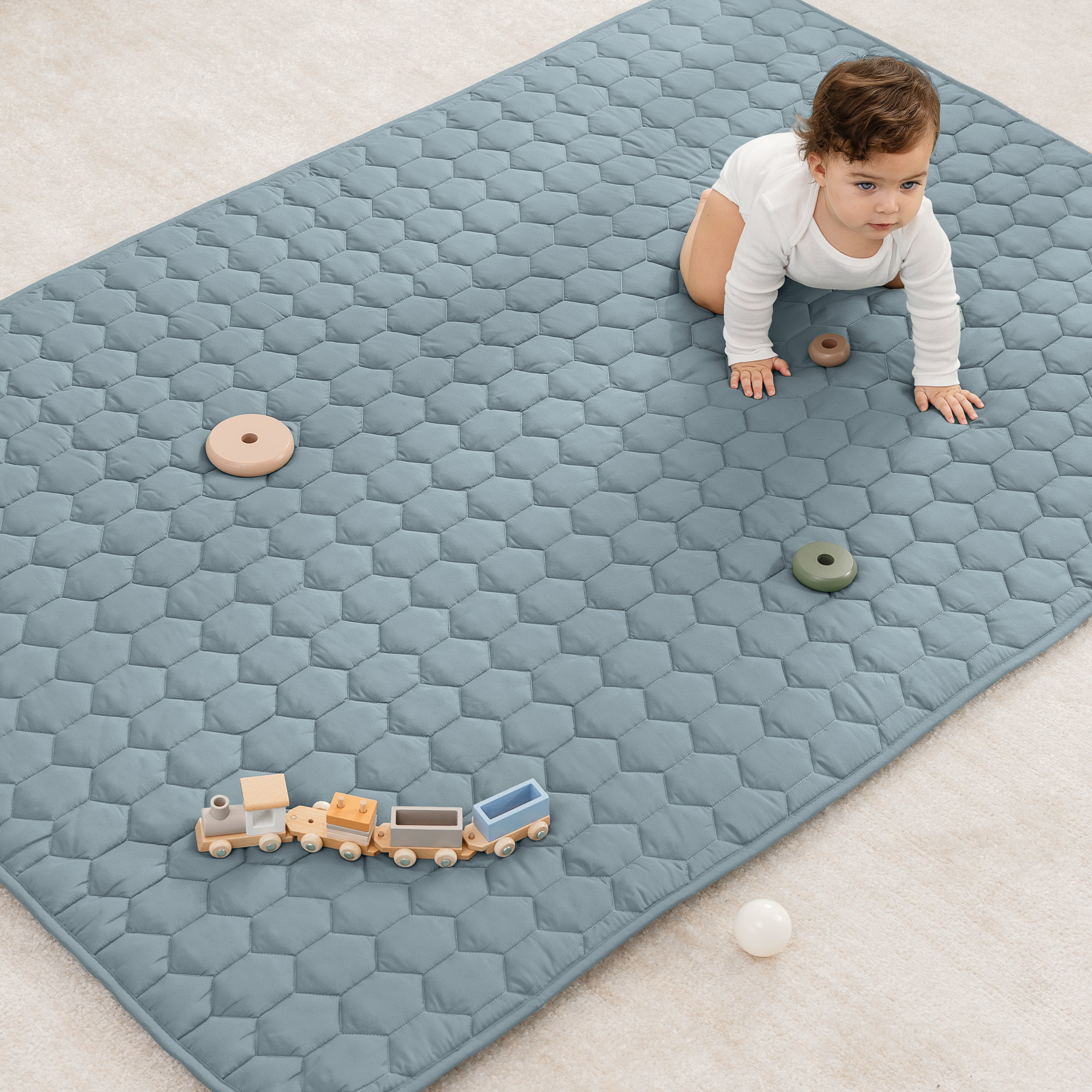 Comfy Cubs Premium Play Mat - Kids & Toddler Play Mat with Non-Slip ...