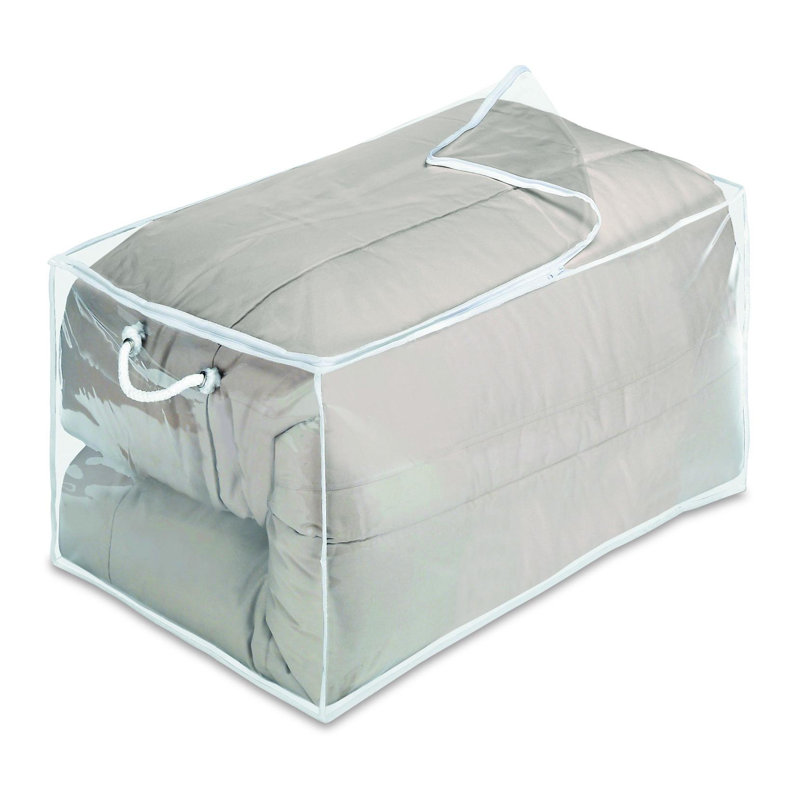 Whitmor Jumbo Zippered Storage Bag - Clear & Reviews | Wayfair