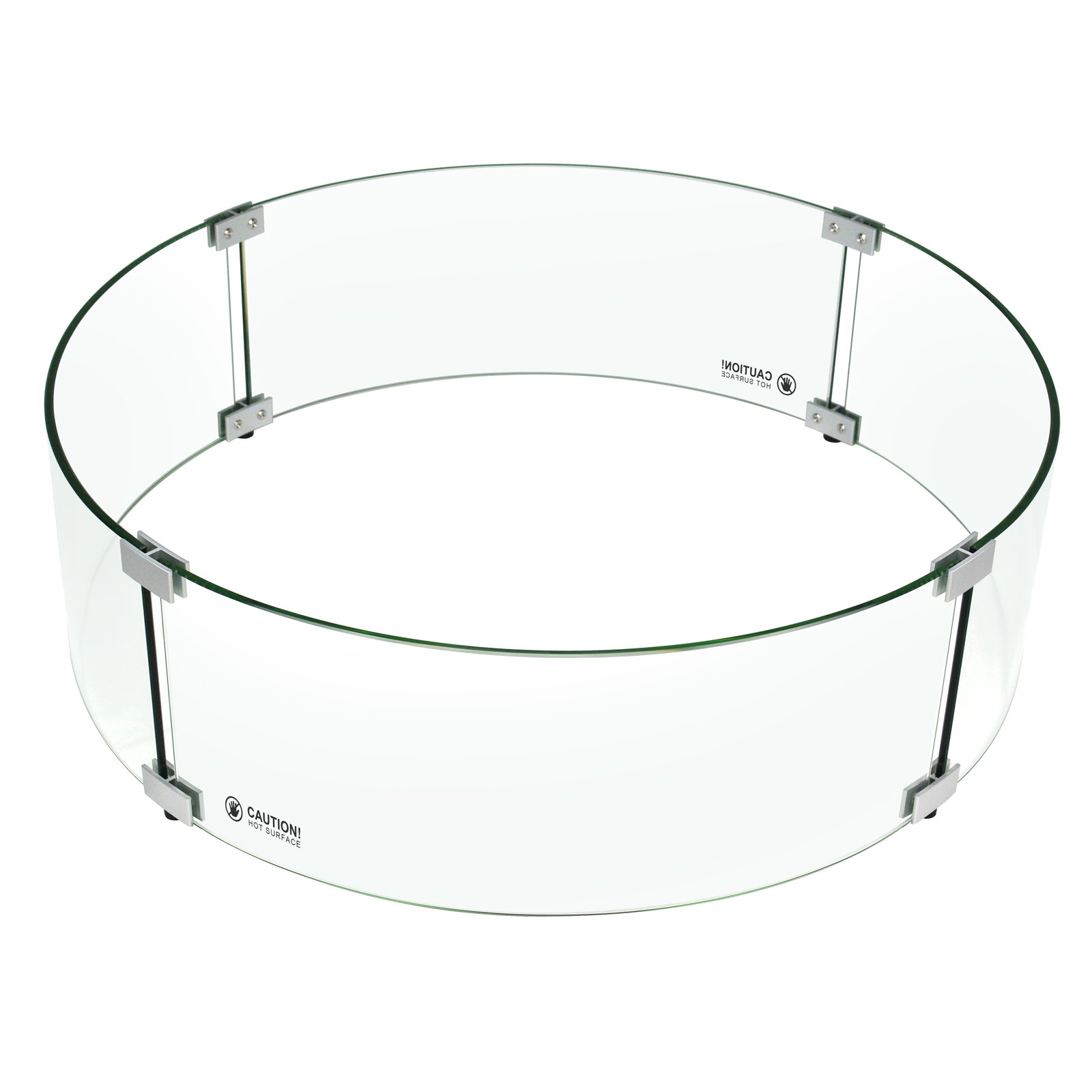 Holy Fire Round Fire Pit Flame Guard Glass Wayfair
