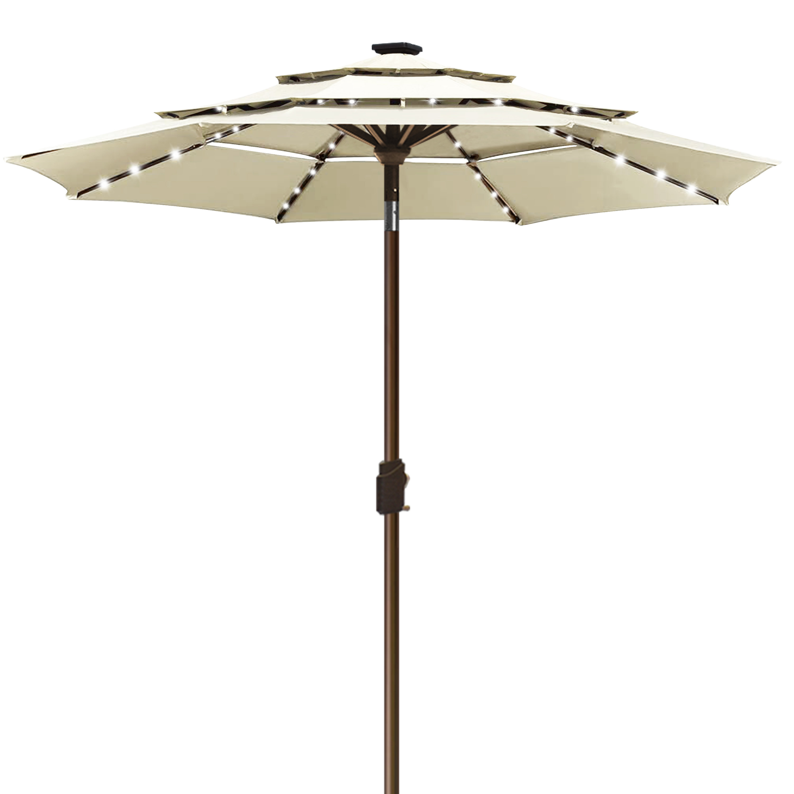 Arlmont & Co. Keensburg 9' Lighted Umbrella & Reviews | Wayfair