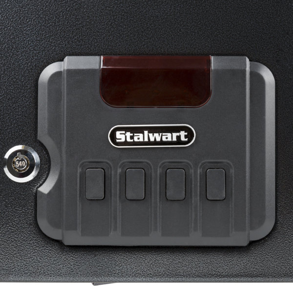 Stalwart Electronic Gun Safe - Mountable Steel Digital Lock Box with ...