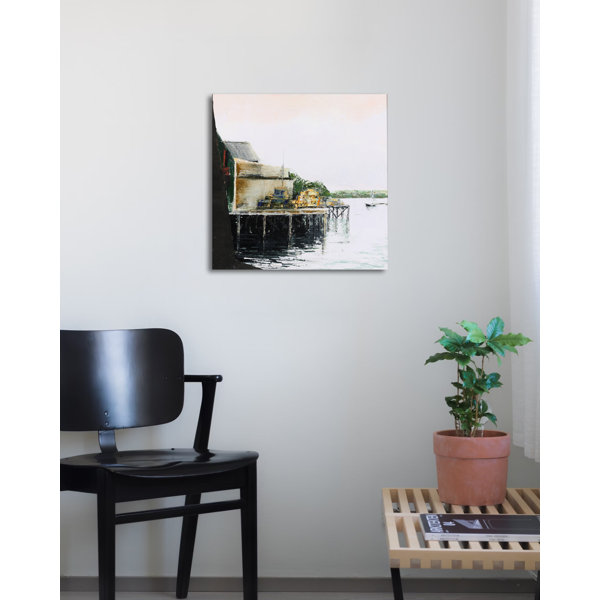 Buy Art For Less 'Maine Dock' by Susan Fehlinger Painting Print on ...
