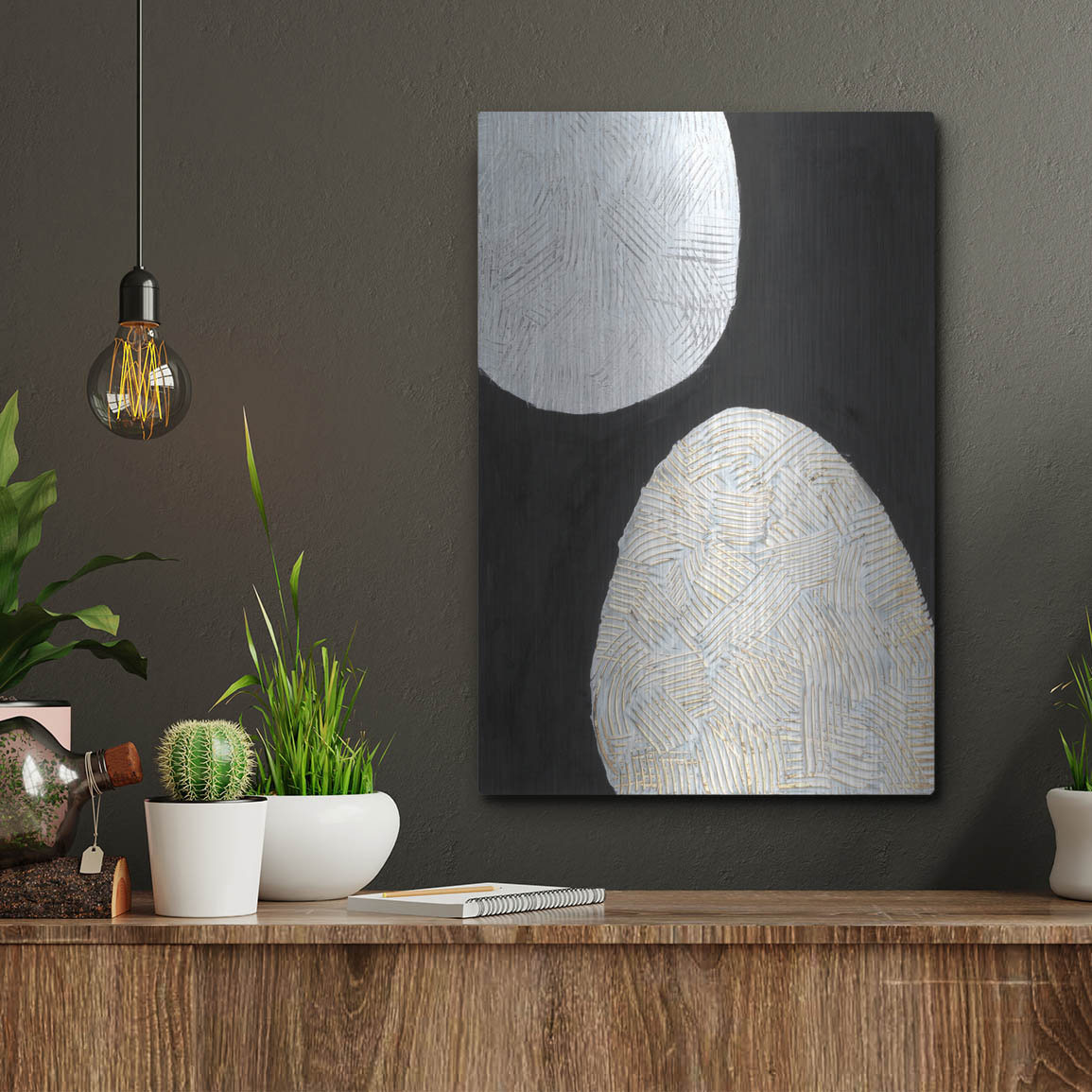 Latitude Run® Modelled Grooves 1' by Michael Willett Metal Wall Art ...