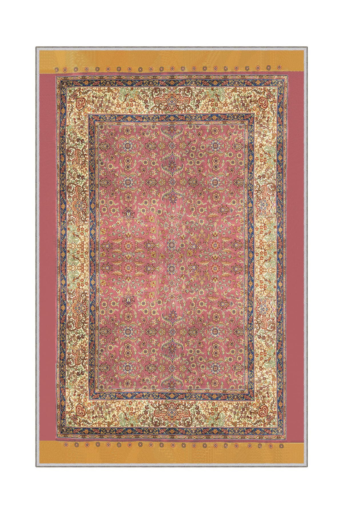 East Urban Home Kian Oriental Machine Made Power Loom Polyester Area ...