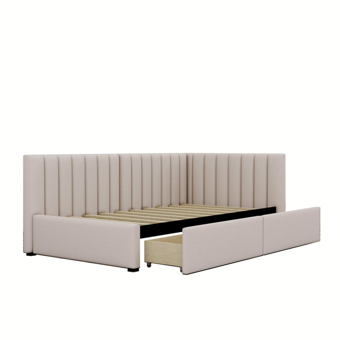 Ebern Designs Levorne Upholstered Platform Storage Bed | Wayfair