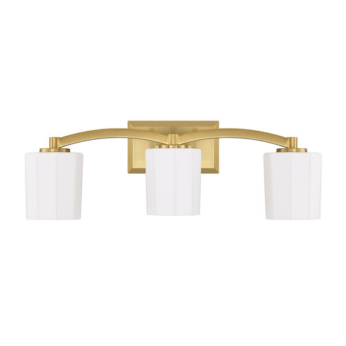 Brass Bathroom Vanity Lighting You'll Love | Wayfair