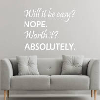FiresideHome Text & Numbers Non-Wall Damaging Wall Decal | Wayfair