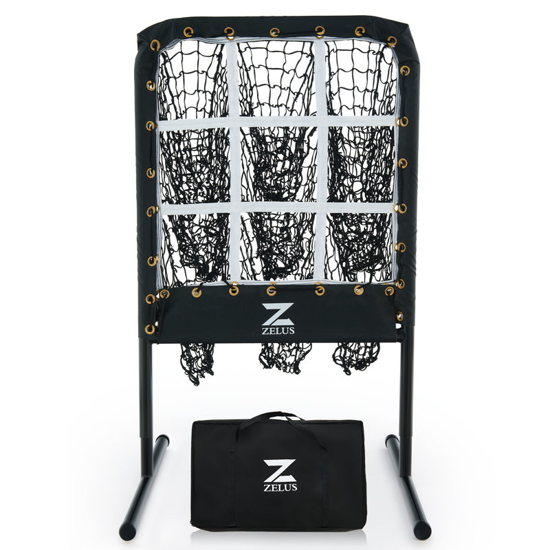 CO-Z Baseball Pitching Net with Strike Zone - 9 Hole Pitching Target ...