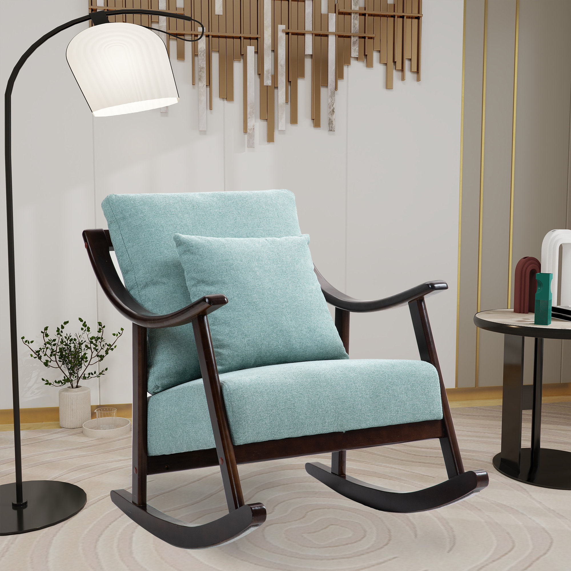 George Oliver Ennette Rocking Chair | Wayfair