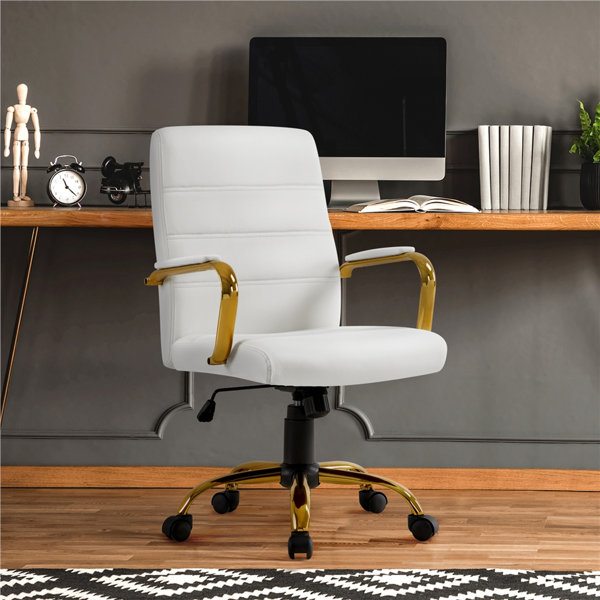 Willa Arlo™ Interiors Lineville Mid-Back Office Executive Chair With ...