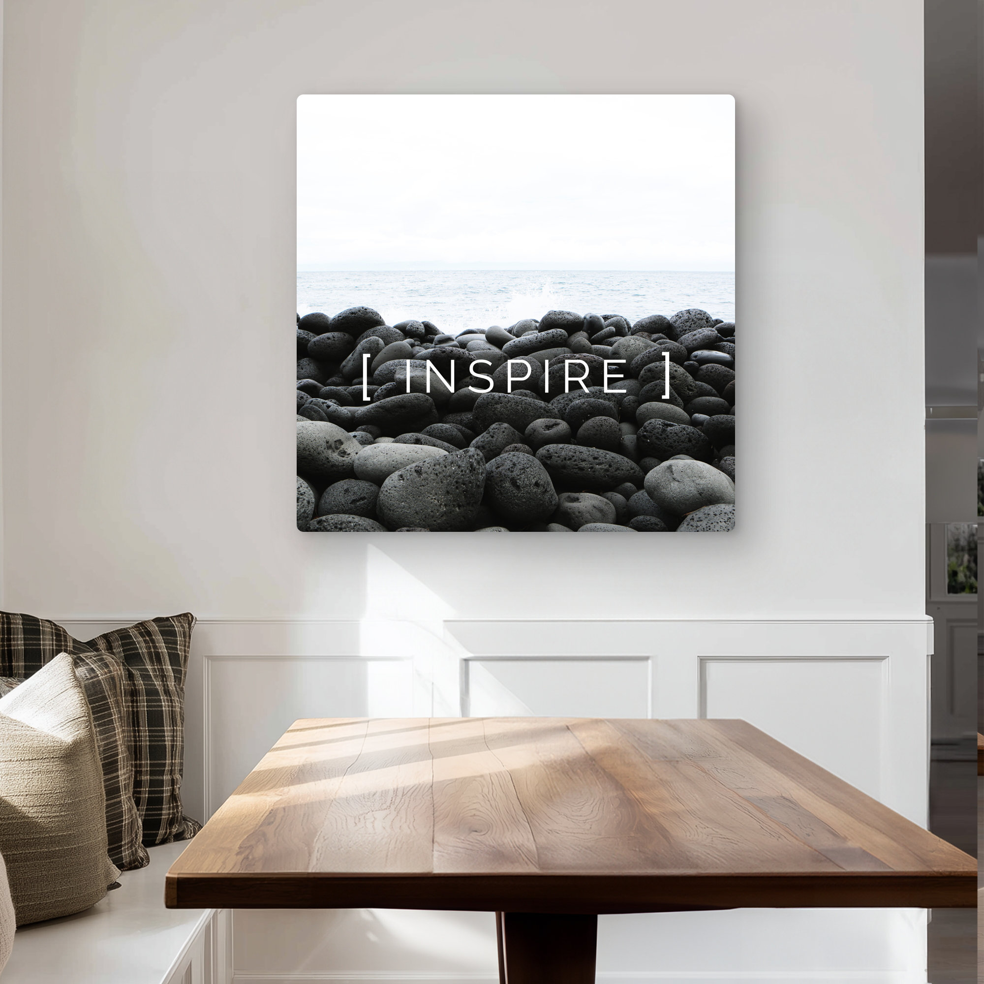 Begin Edition International Inc. Inspire - Blue Metal Print for ...