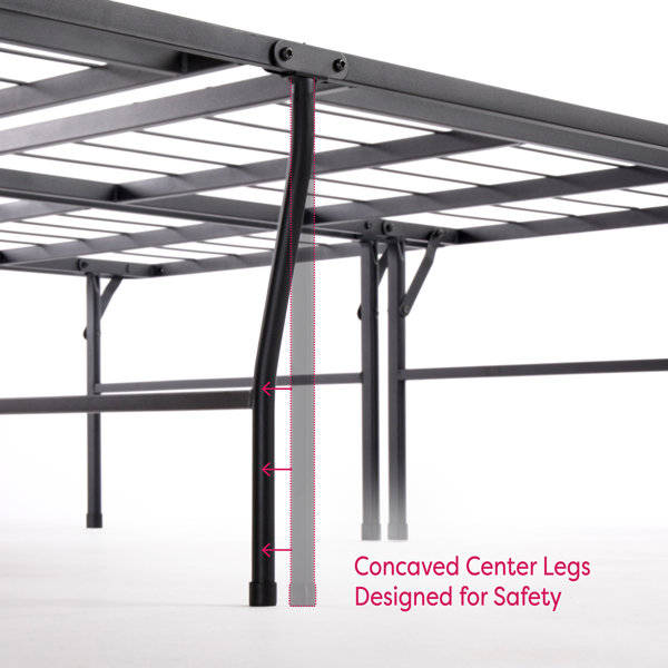 Alwyn Home Zoe 18” Folding Wire-Grid Bed Frame & Reviews | Wayfair