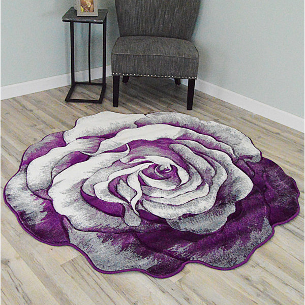 Winston Porter Villani Floral Indoor Rug & Reviews | Wayfair