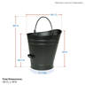 Gracie Oaks Pecktonville Pellet Bucket & Reviews | Wayfair