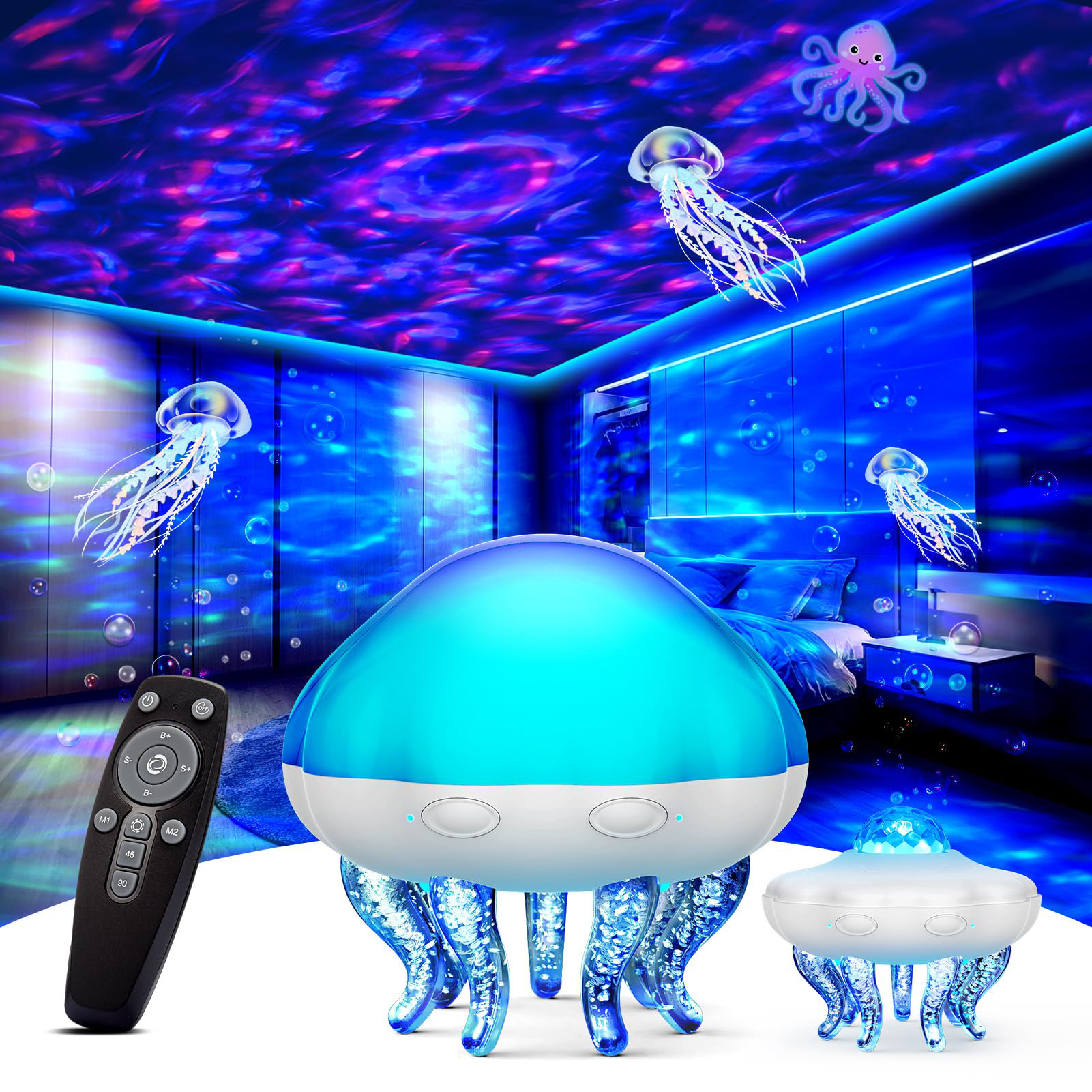 NURTOR Night Light for Kids Room Decor,Ceiling Night Light Projector ...