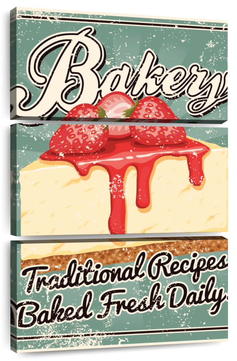 Trinx Kema Strawberry Cheesecake Bakery Wall Sign - Wayfair Canada