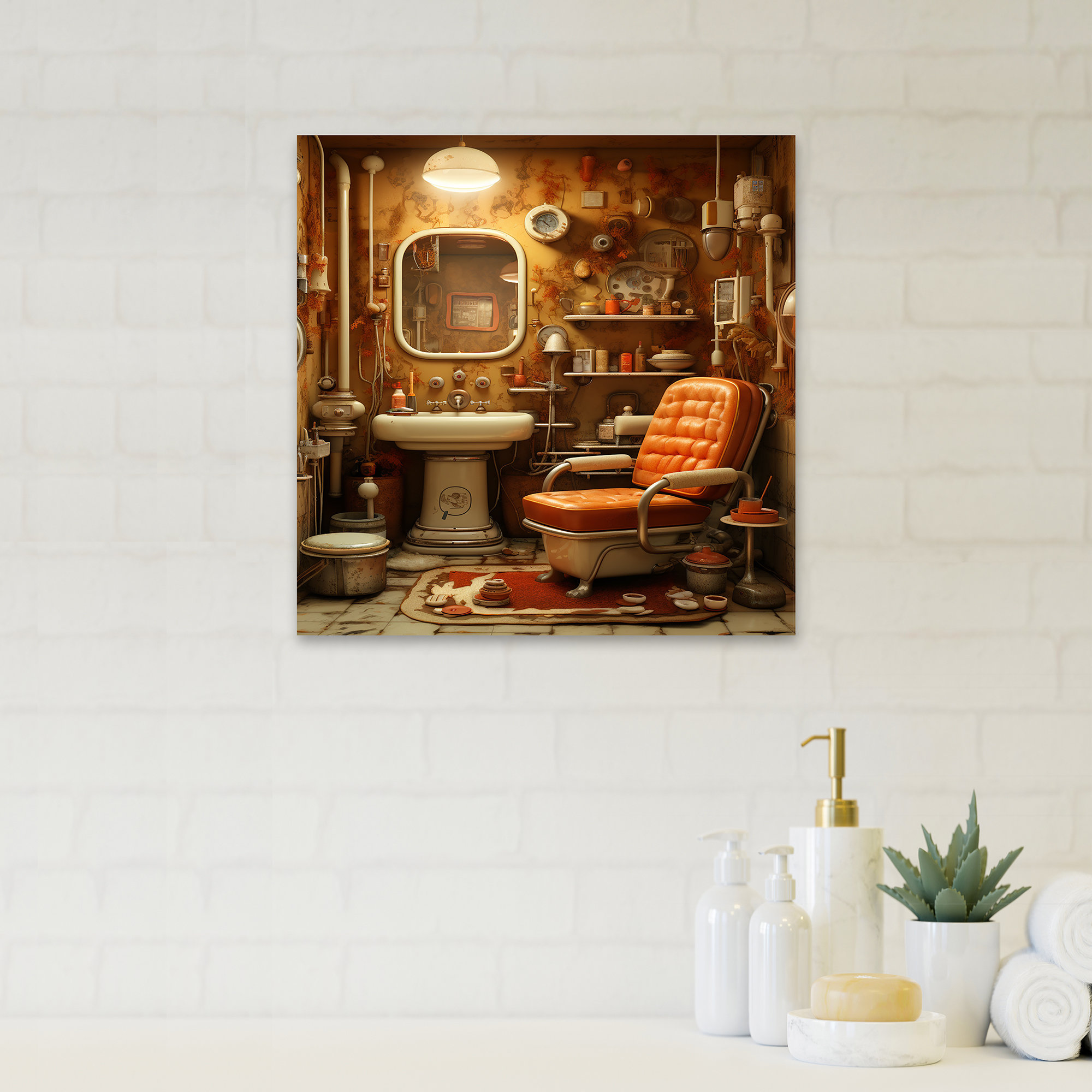 Winston Porter Vintage Bathroom Charm II - Bathroom Wall Art | Wayfair