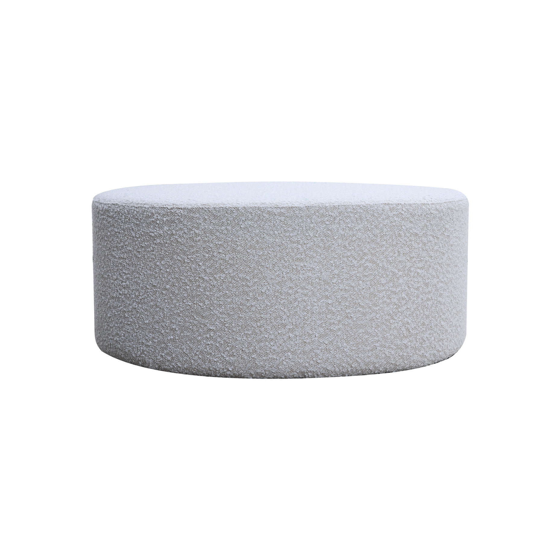 Latitude Run® Frame Side Table With Boucle Upholstery - Coffee Padding ...