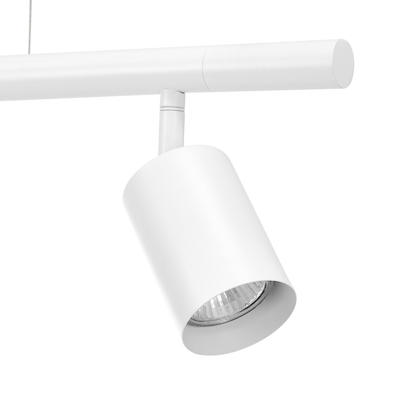 Globe Electric Company Cynthia 6-Light Matte White Adjustable Height ...