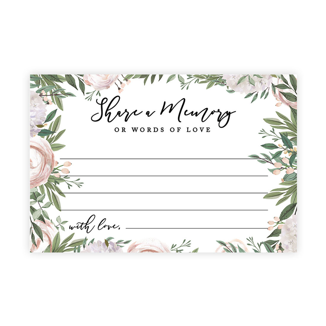 Koyal Wholesale Greenery Wit Florals Share a Memory Cards | Wayfair