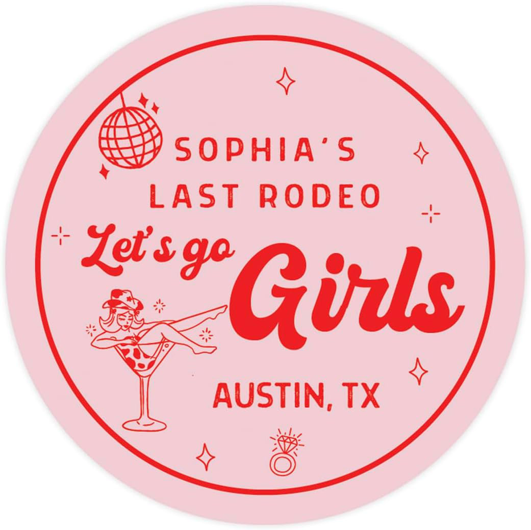 Koyal Wholesale Custom Pink Last Rodeo Let’S Go Girls Bachelorette ...