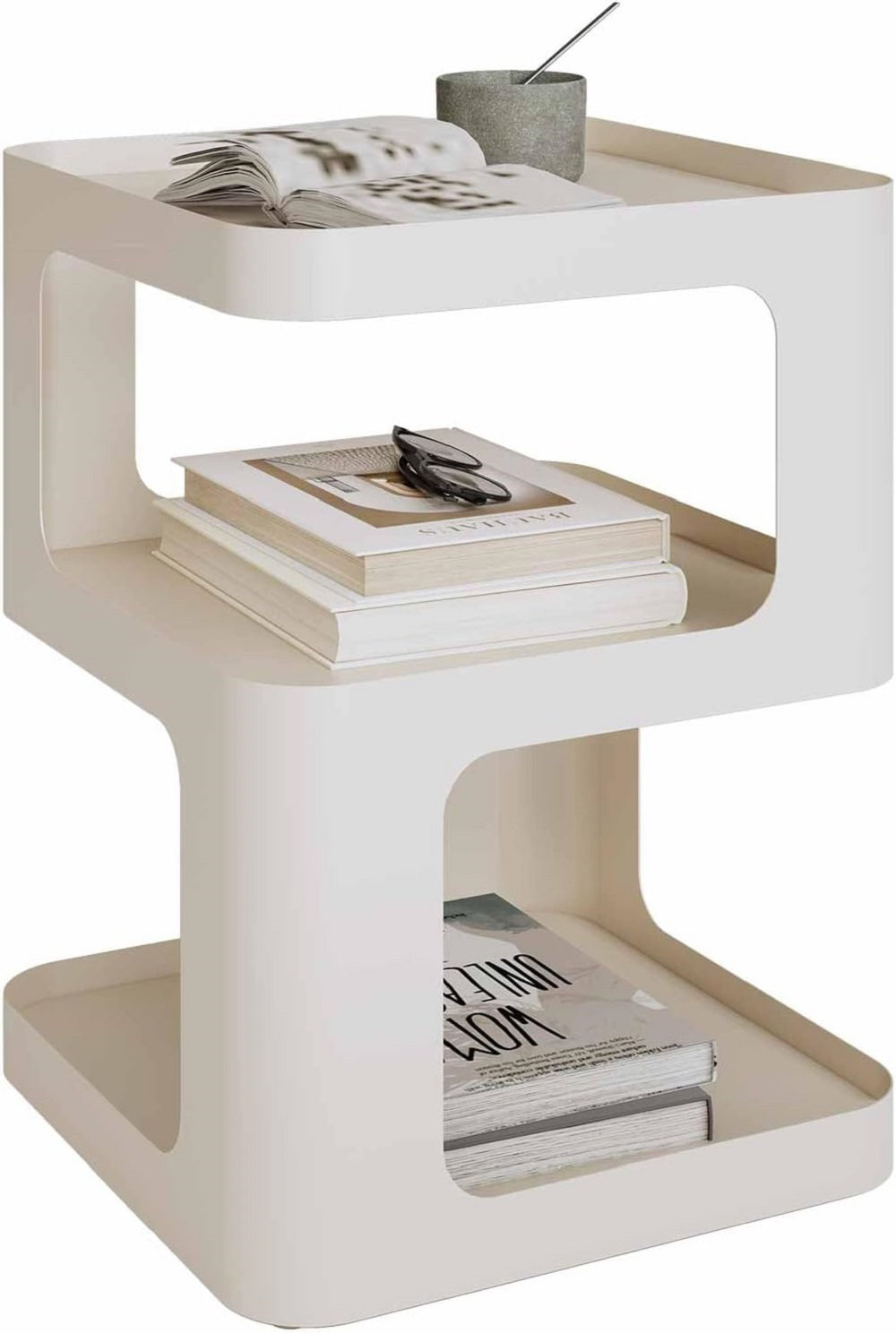 Brayden Studio® Side Table, Small End Table, Modern Nightstand, Accent ...