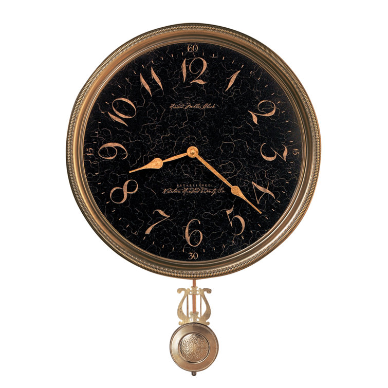 Howard Miller Metal Pendulum Wall Clock & Reviews | Perigold