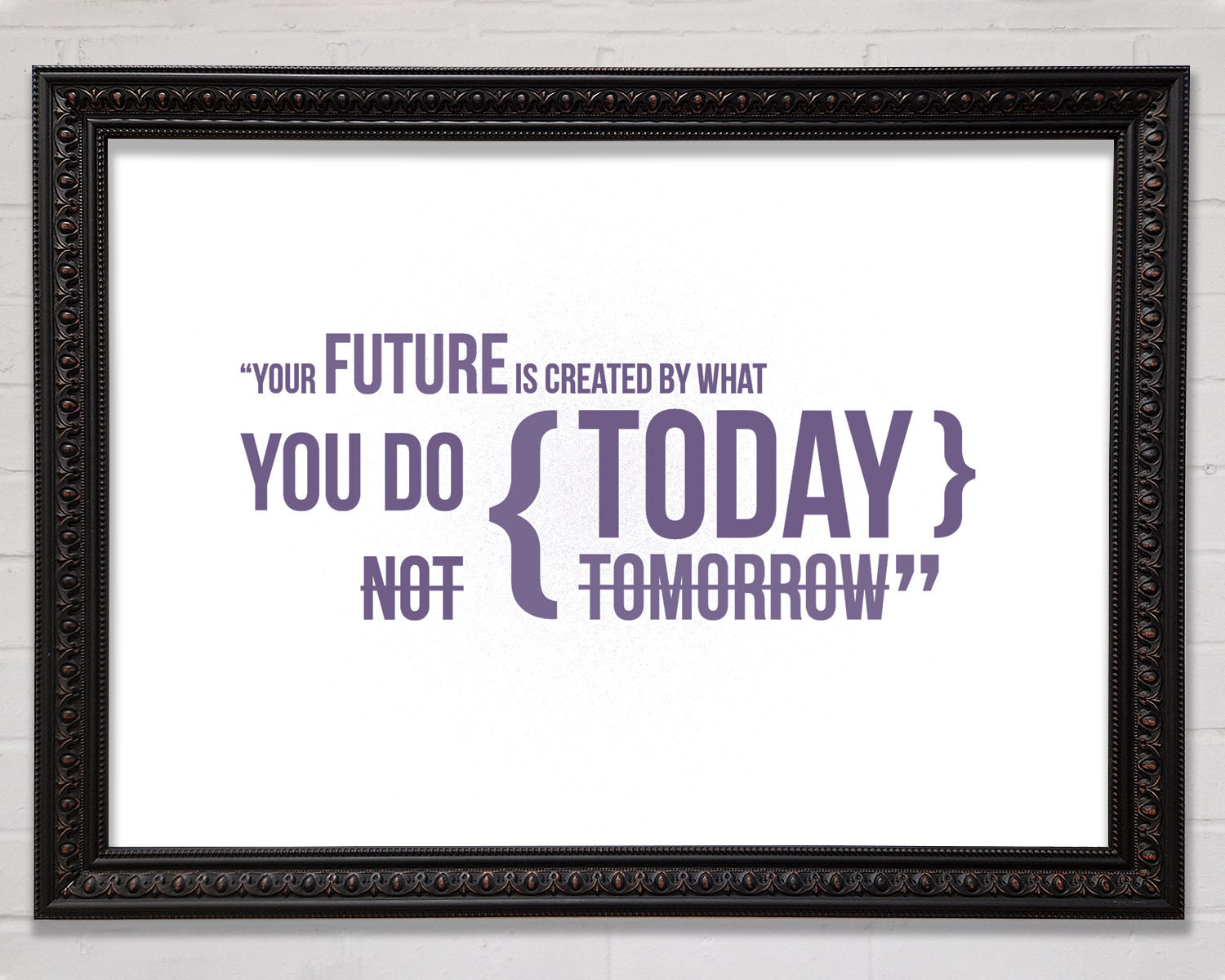 Bright Star Motivational Quote Your Future Is Created By What You Do ...