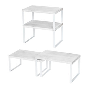Hokku Designs Stackable Kitchen Cabinet Organizer, Set Of 4 | Wayfair