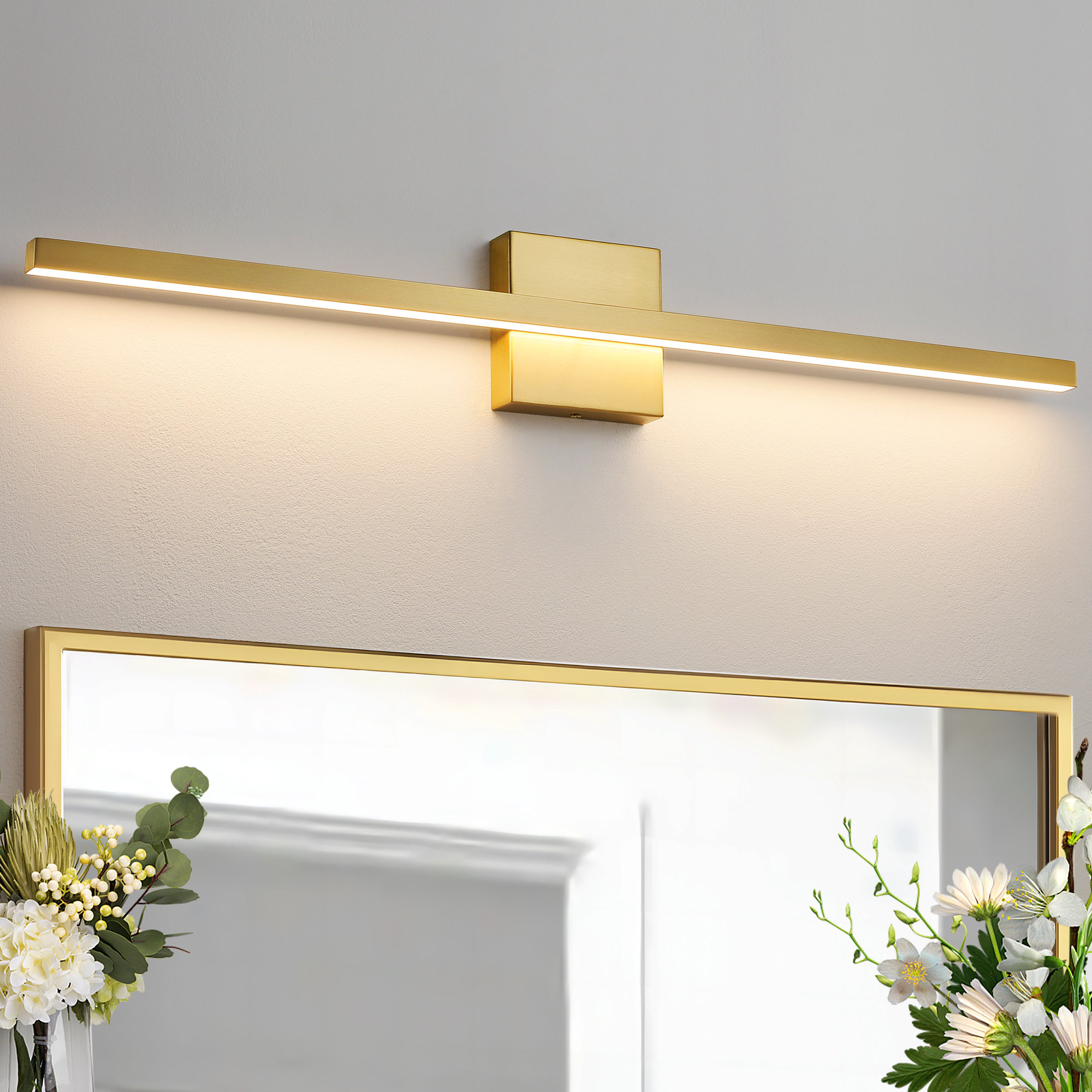 Wrought Studio Sheree 31.5" Dimmable LED Bath Bar & Reviews | Wayfair