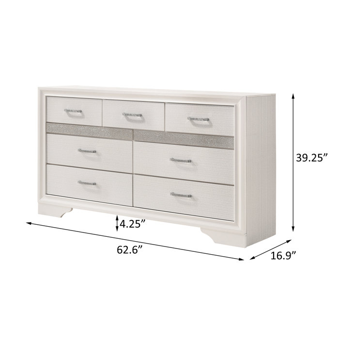 Rosdorf Park Keari 4 - Piece Bedroom Set in White | Wayfair